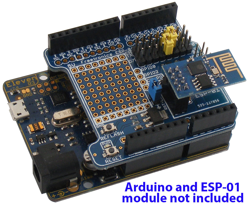 ESP-01 WiFi Module Shield – SuperHouse Automation