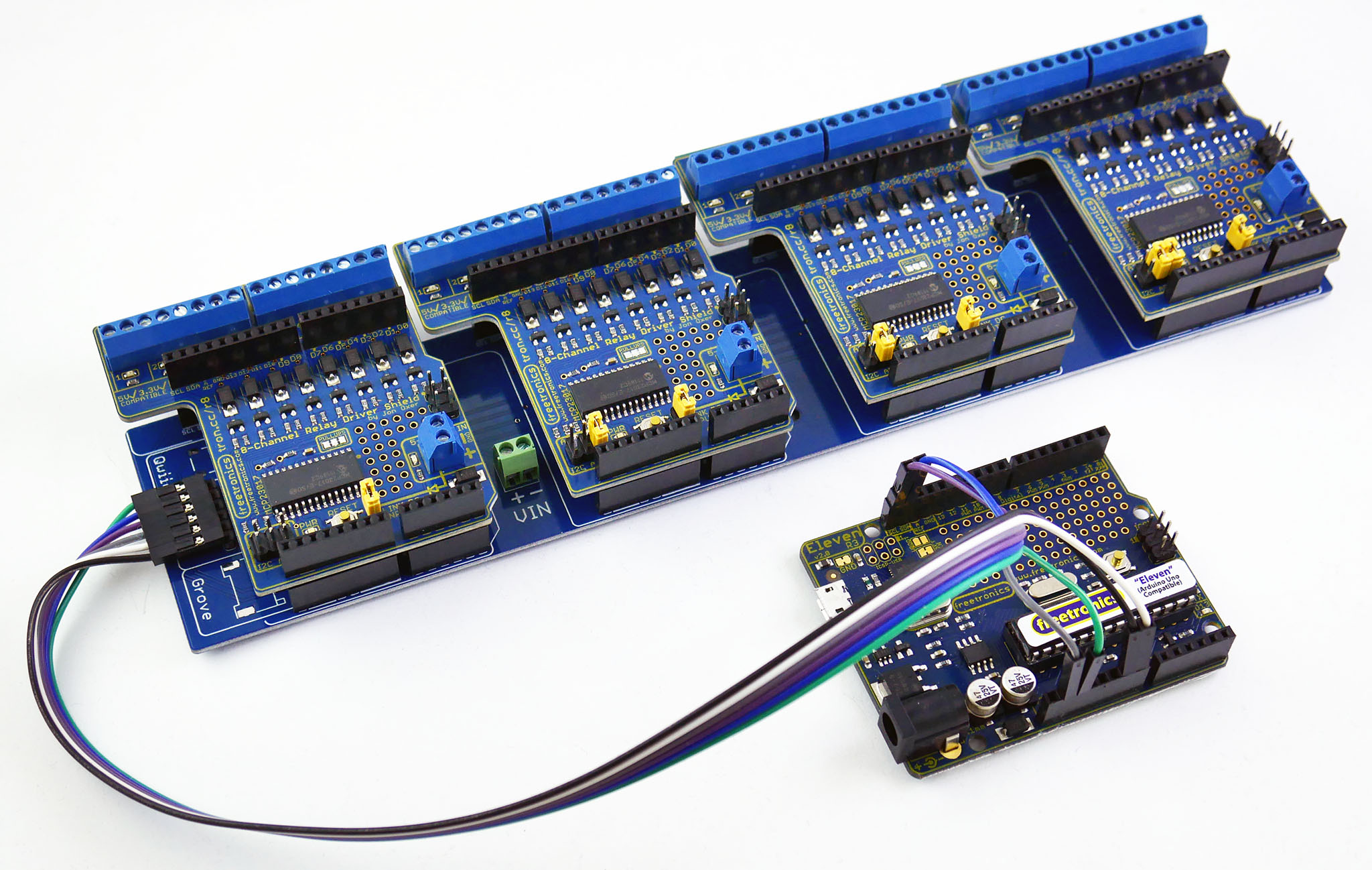 Relay Shield Carrier x4 – SuperHouse Automation